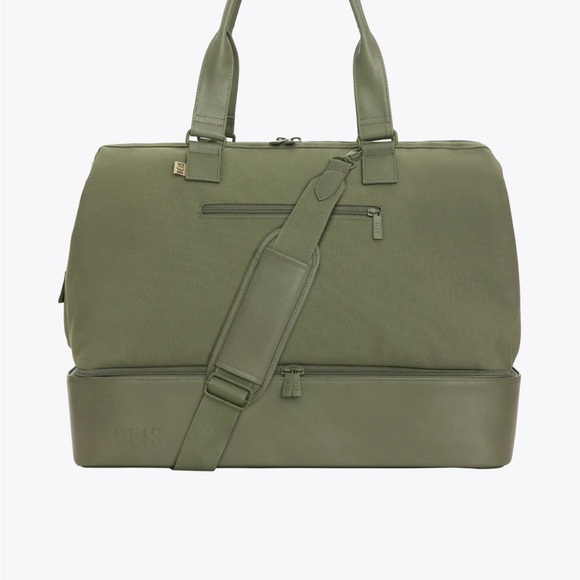 BEIS | Bags | Beis The Weekender In Olive | Poshmark